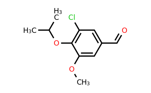CAS 428847-03-4 | 3-chloro-5-methoxy-4-(propan-2-yloxy)benzaldehyde ...