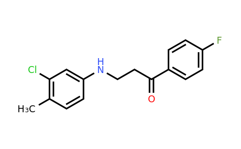 CAS 477334-00-2 | 3-((3-Chloro-4-methylphenyl)amino)-1-(4-fluorophenyl)propan-1-one - Synblock