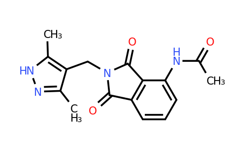 CAS 50699-20-2 | N-(2-((3,5-Dimethyl-1H-pyrazol-4-yl)methyl)-1,3-dioxoisoindolin-4-yl)acetamide ...