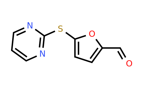 CAS 57603-82-4 | 5-(Pyrimidin-2-ylthio)furan-2-carbaldehyde - Synblock