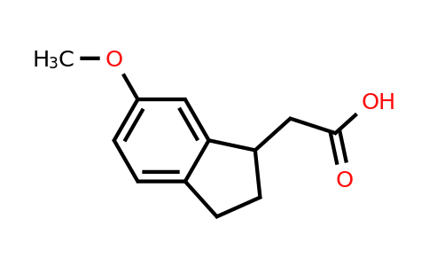 CAS 62956-64-3 | 2,3-Dihydro-6-methoxy-1H-indene-1-acetic acid - Synblock