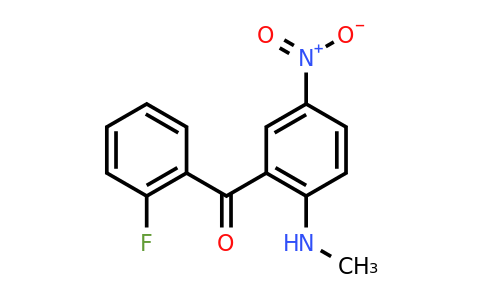 CAS 735-06-8 | (2-Fluorophenyl)(2-(methylamino)-5-nitrophenyl)methanone ...