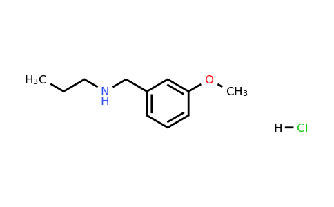 CAS 764651-75-4 | N-(3-Methoxybenzyl)propan-1-amine hydrochloride ...