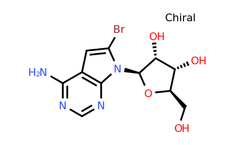 CAS 78000-56-3 | (2R,3R,4S,5R)-2-{4-amino-6-bromo-7H-pyrrolo[2,3-d]pyrimidin-7-yl}-5 ...