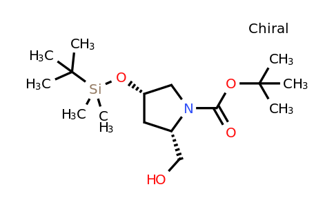 CAS 791602-93-2 | tert-butyl (2S,4S)-4-[tert-butyl(dimethyl)silyl]oxy-2-(hydroxymethyl ...