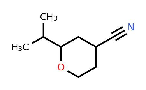 CAS 84360-50-9 | 2-(propan-2-yl)oxane-4-carbonitrile - Synblock