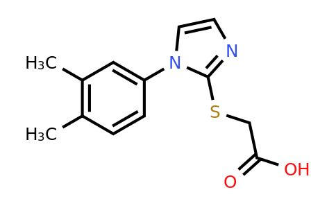 CAS 851288-51-2 | 2-{[1-(3,4-dimethylphenyl)-1H-imidazol-2-yl]sulfanyl}acetic acid - Synblock