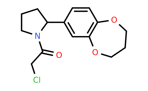 CAS 852217-75-5 | 2-chloro-1-[2-(3,4-dihydro-2H-1,5-benzodioxepin-7-yl)pyrrolidin-1-yl]ethan-1 ...