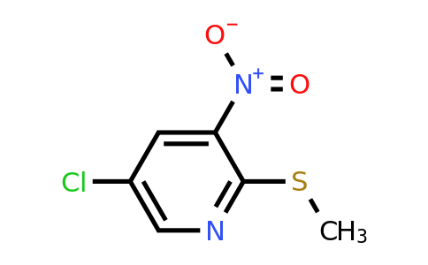 CAS 886373-50-8 | 5-Chloro-2-methylsulfanyl-3-nitro-pyridine - Synblock