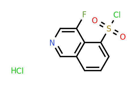 CAS 906820-08-4 | 4-fluoroisoquinoline-5-sulfonyl chloride hydrochloride - Synblock
