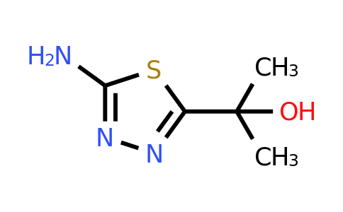 CAS 933911-74-1 | 2-(5-amino-1,3,4-thiadiazol-2-yl)propan-2-ol - Synblock