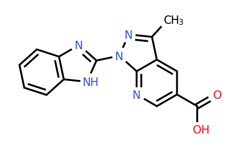 CAS 937629-80-6 | 1-(1H-1,3-Benzodiazol-2-yl)-3-methyl-1H-pyrazolo[3,4 ...