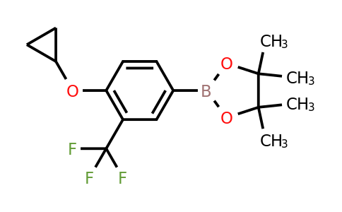 2-(4-Cyclopropoxy-3-(trifluoromethyl)phenyl)-4,4,5,5-tetramethyl-1,3,2-dioxaborolane - Synblock