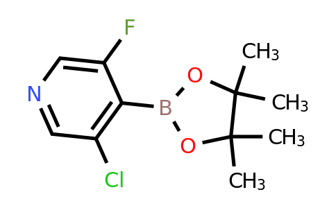 3-Chloro-5-fluoro-4-(4,4,5,5-tetramethyl-1,3,2-dioxaborolan-2-YL)pyridine - Synblock
