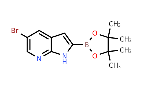 5-Bromo-2-(4,4,5,5-tetramethyl-1,3,2-dioxaborolan-2-YL)-pyrrolo[2,3-B]pyridine - Synblock